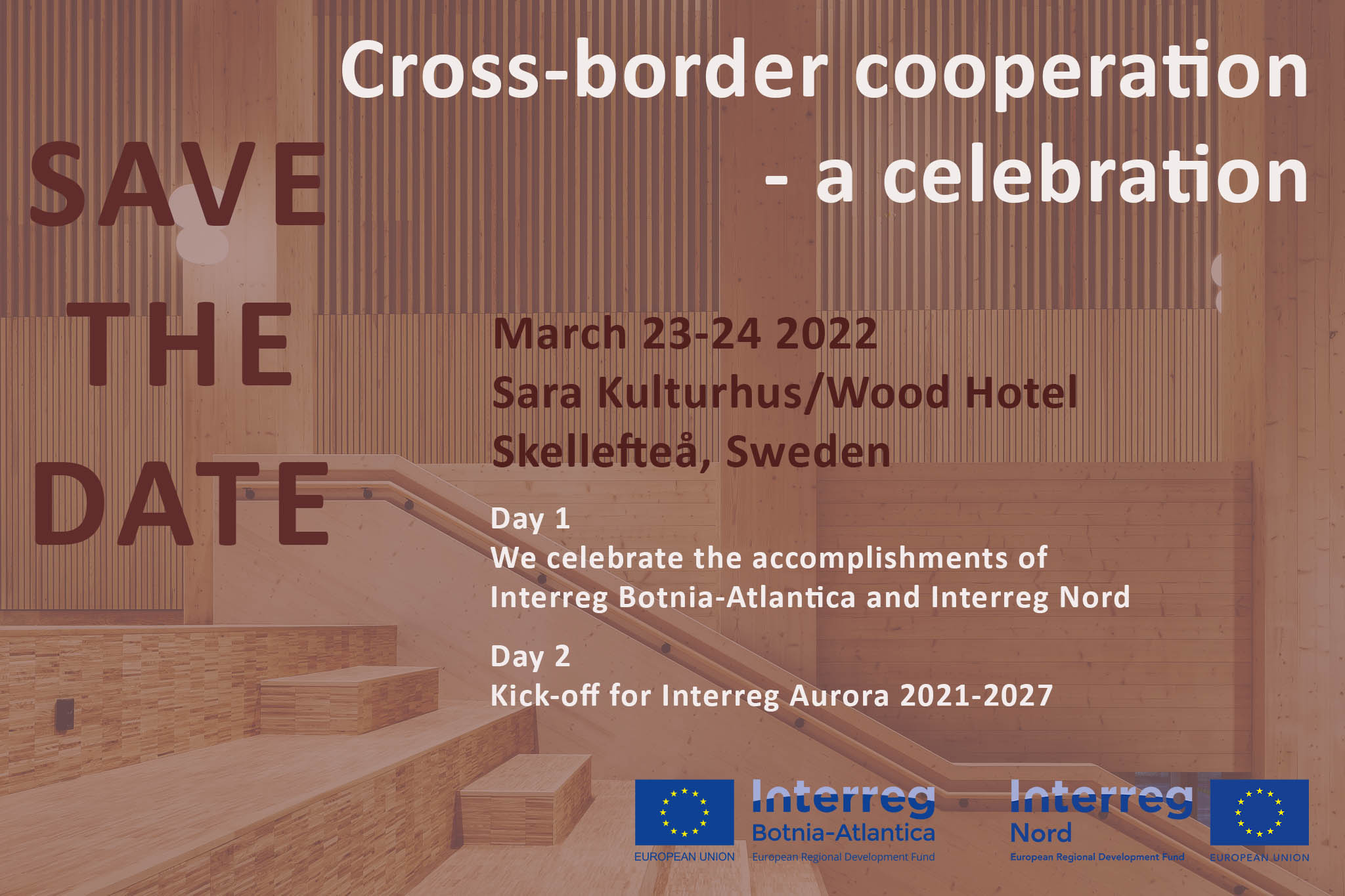 SAVE THE DATE! | Interreg Nord